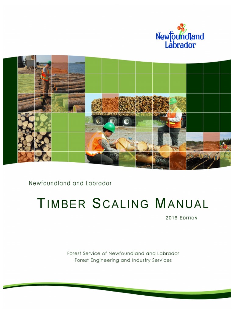 Forestry Support PDF NL Timber Scaling Manual 2016 | PDF | Lumber | Length