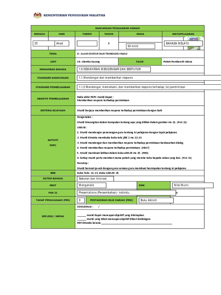 RPH BM THN 2-Unit 16 (M25) | PDF