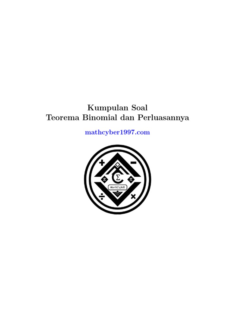 Teorema Binomial Dan Perluasannya | PDF