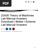 MSBTE Solution Lab Manual Manual Answers PDF - All Branch Manual ...