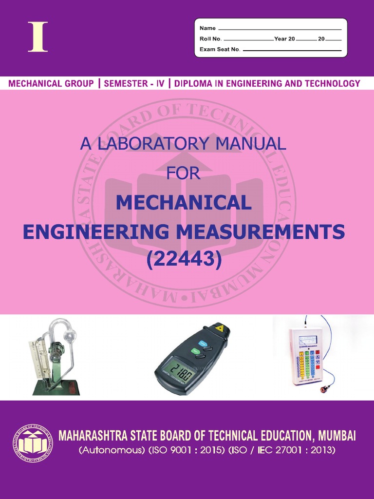 Mechanical Engineering Measurement | PDF