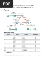 OSPFv2 Single-Area Configuration Guide | PDF | Router (Computing) | Telecommunications