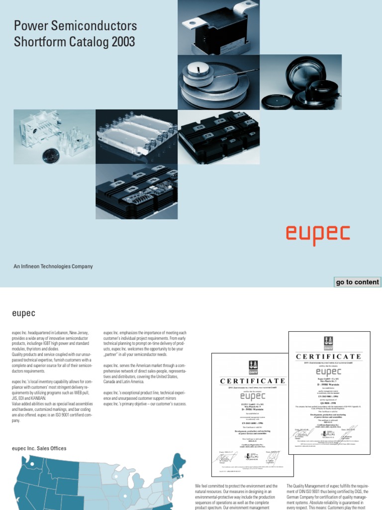Eupec 2 | PDF | Rectifier | Quality Management