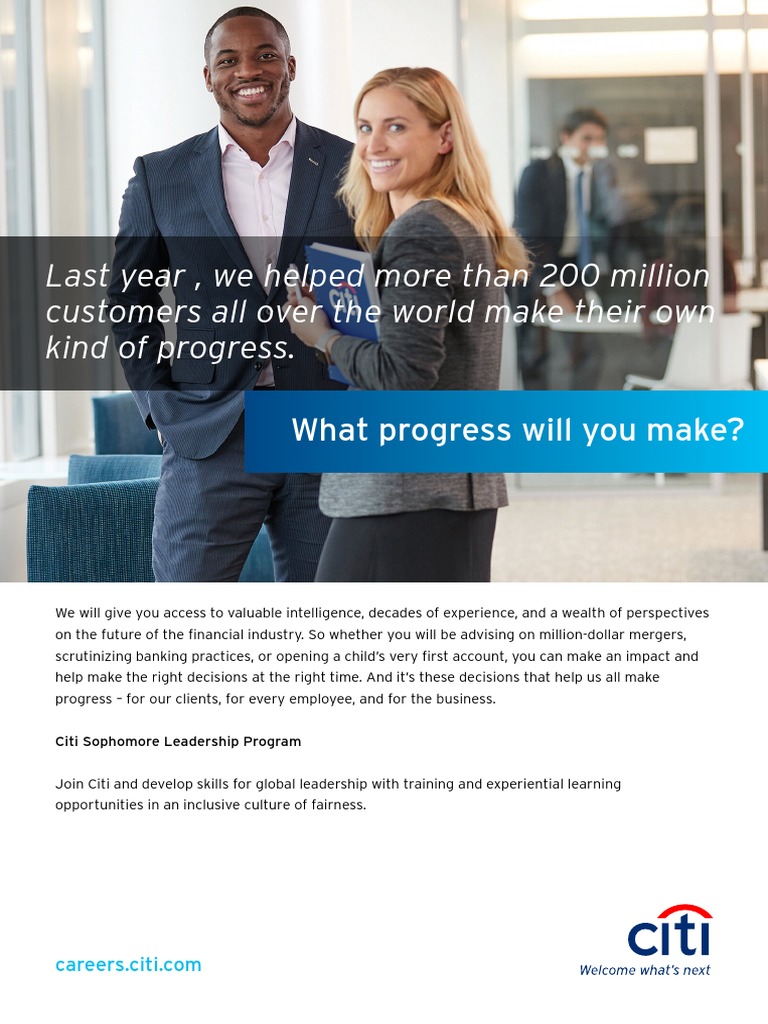 Citi Sophomore Leadership Program
