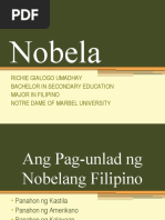 Mga Halimbawa NG Nobela | PDF
