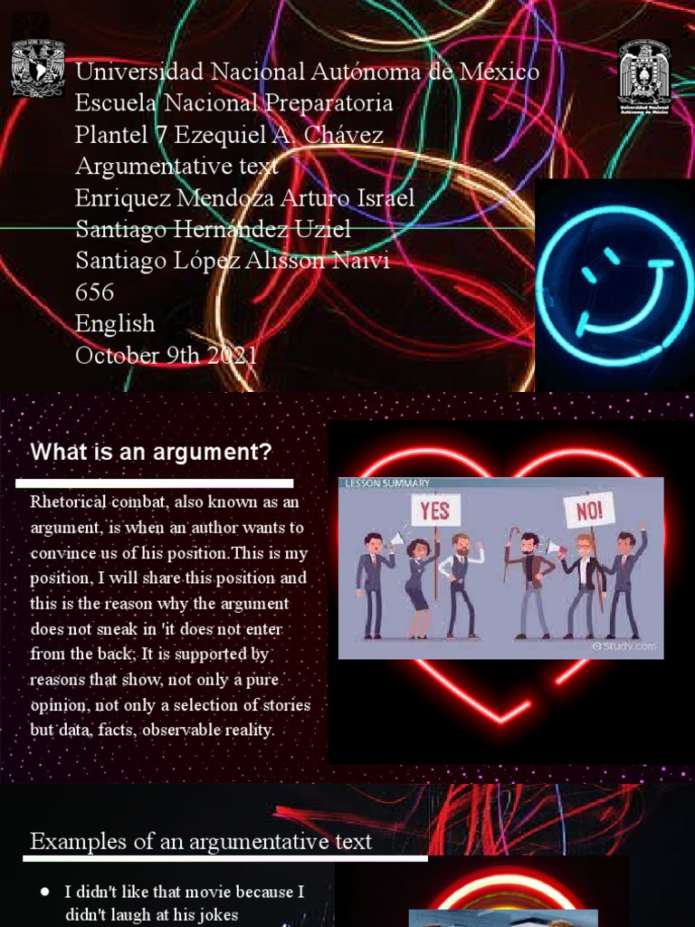 Argumentative Text. | PDF | Essays | Argument