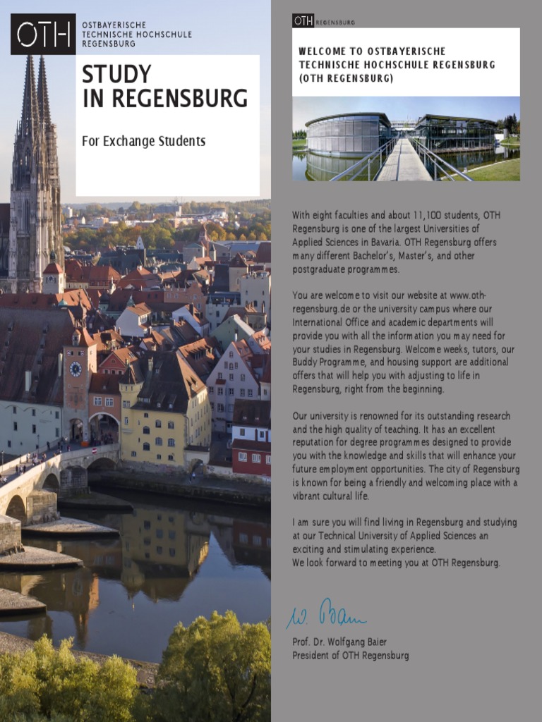 Study in Regensburg: For Exchange Students | PDF | Internet | Engineering