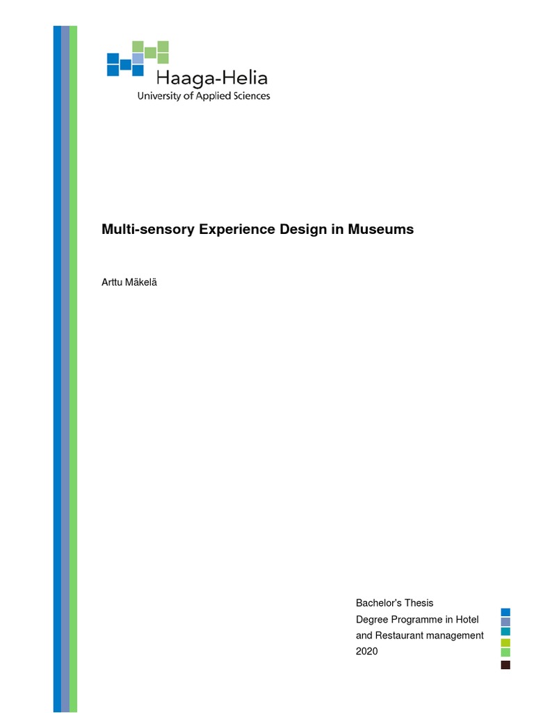 Multi-Sensory Experience Design in Museums | PDF | Senses | Perception