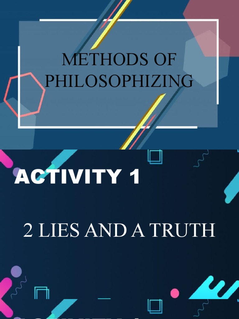 Methods of Philosophizing | PDF | Truth | Argument