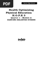 PE 12-HOPE 3, Q1, Module 1, Lesson 1-4 by Shine | PDF | Aerobic Exercise | Glycolysis