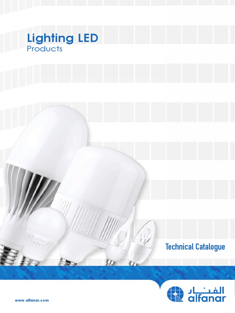 Alfanar LED Lighting Specifications Guide | PDF | Electric Power | Lighting
