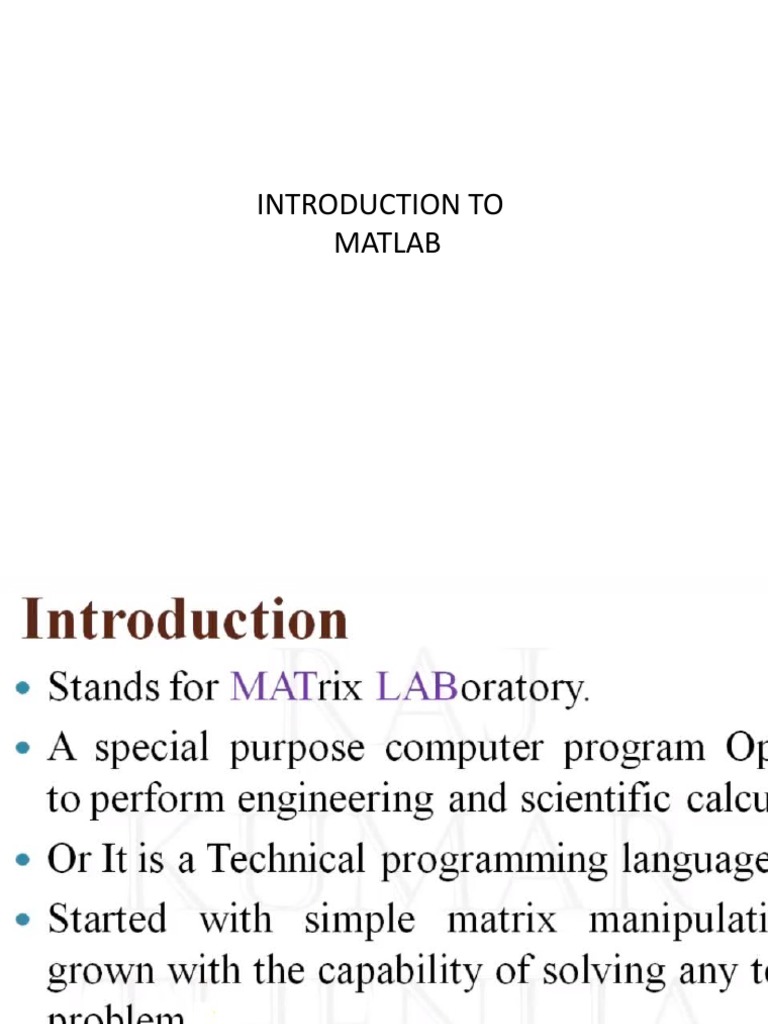 2 Matrix Manipulation | PDF | Matlab | Computer Programming