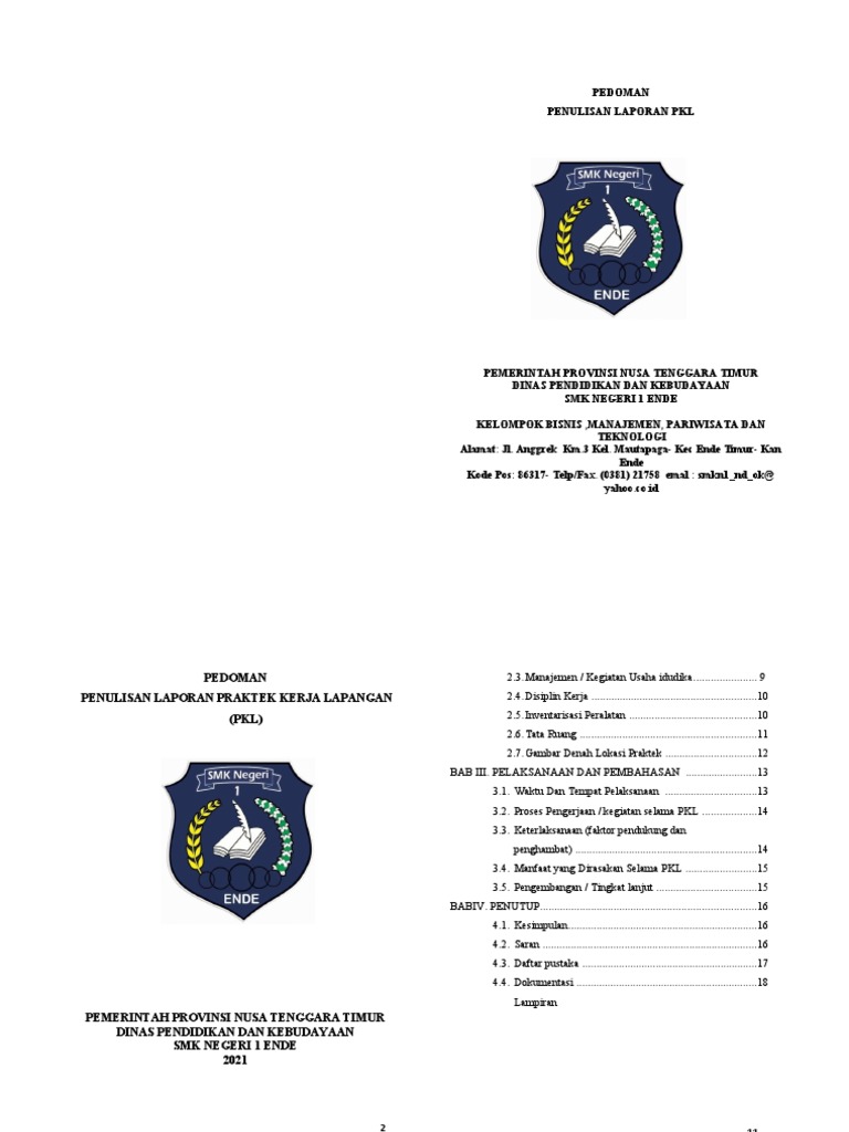 Buku Pedoman PKL Revisi | PDF