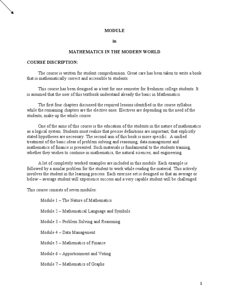 NGEC 4 Book Module | PDF | Division (Mathematics) | Mathematics