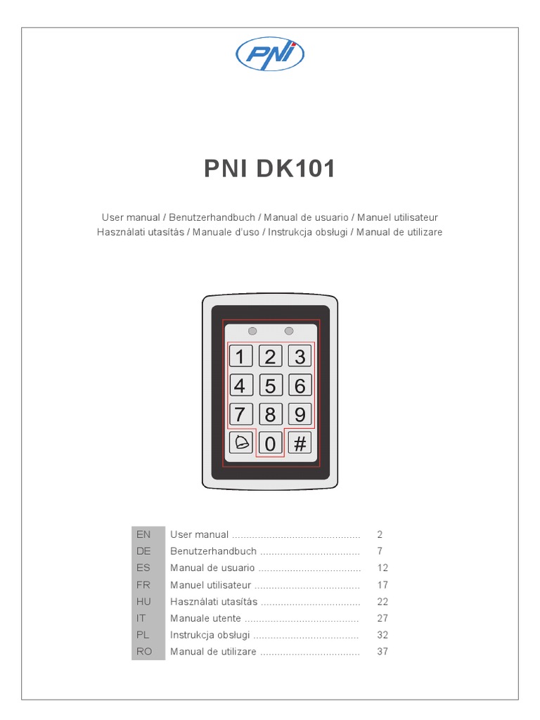 Pni DK101 | PDF | Personal Identification Number | Relay