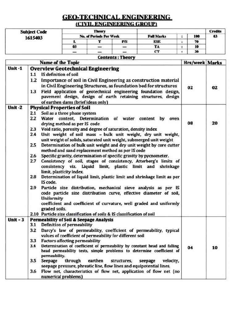 Geotechnical Engineering | PDF
