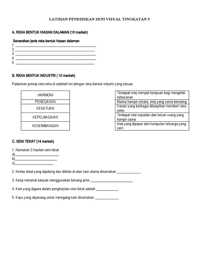 Latihan PSV T3 11 Oktober 2021 | PDF