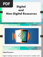 4 Digital and Non-Digital Learning Resources: Lesson | PDF | Teaching ...