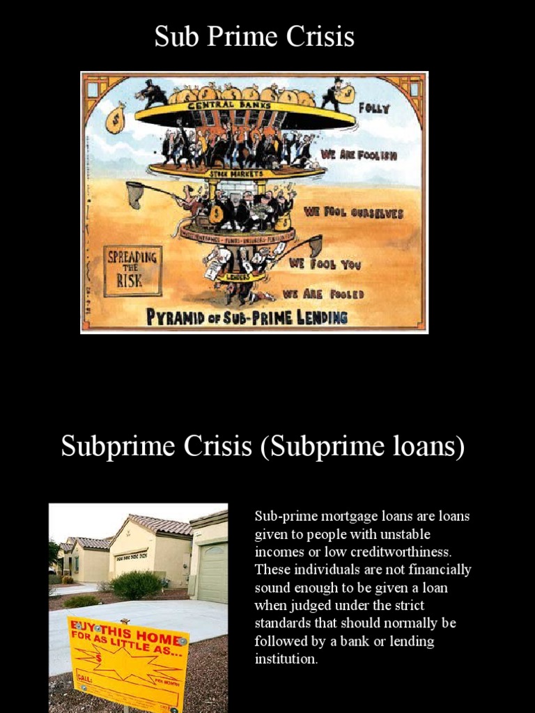 Subprime Crisis | PDF | Subprime Lending | Mortgage Loan
