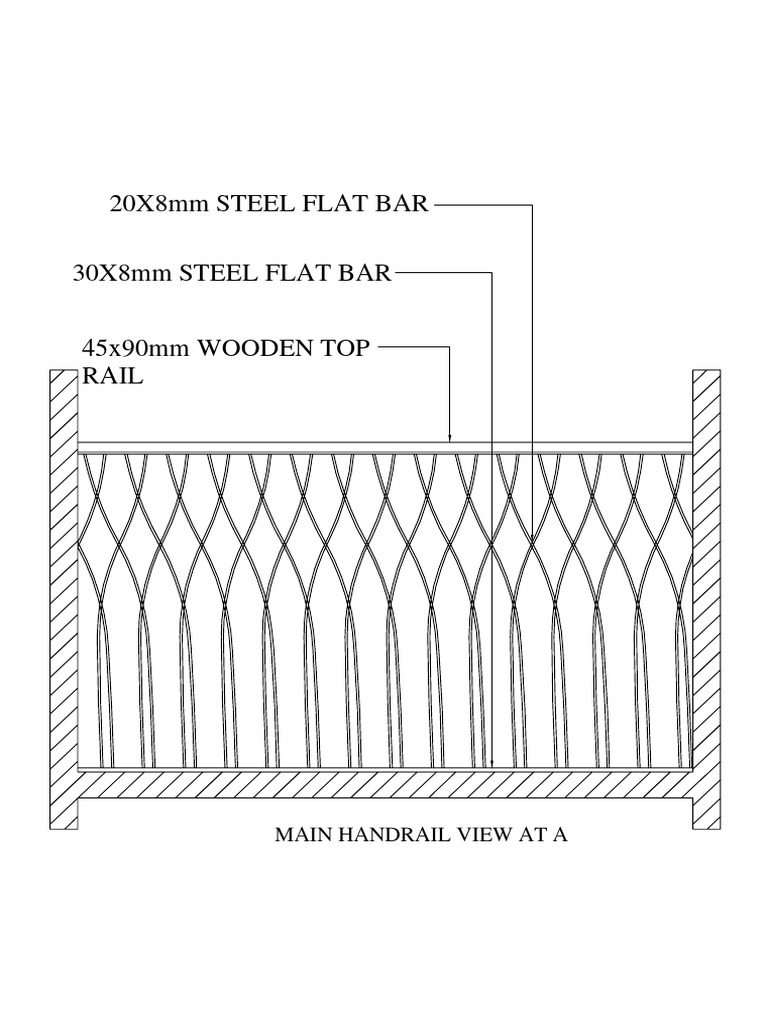 Dimensional specifications and views for steel flat bars and wooden top ...