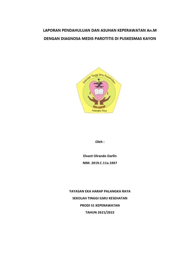 Asuhan Keperawatan Parotitis Anak | PDF | Kesehatan Holistik | Sains ...