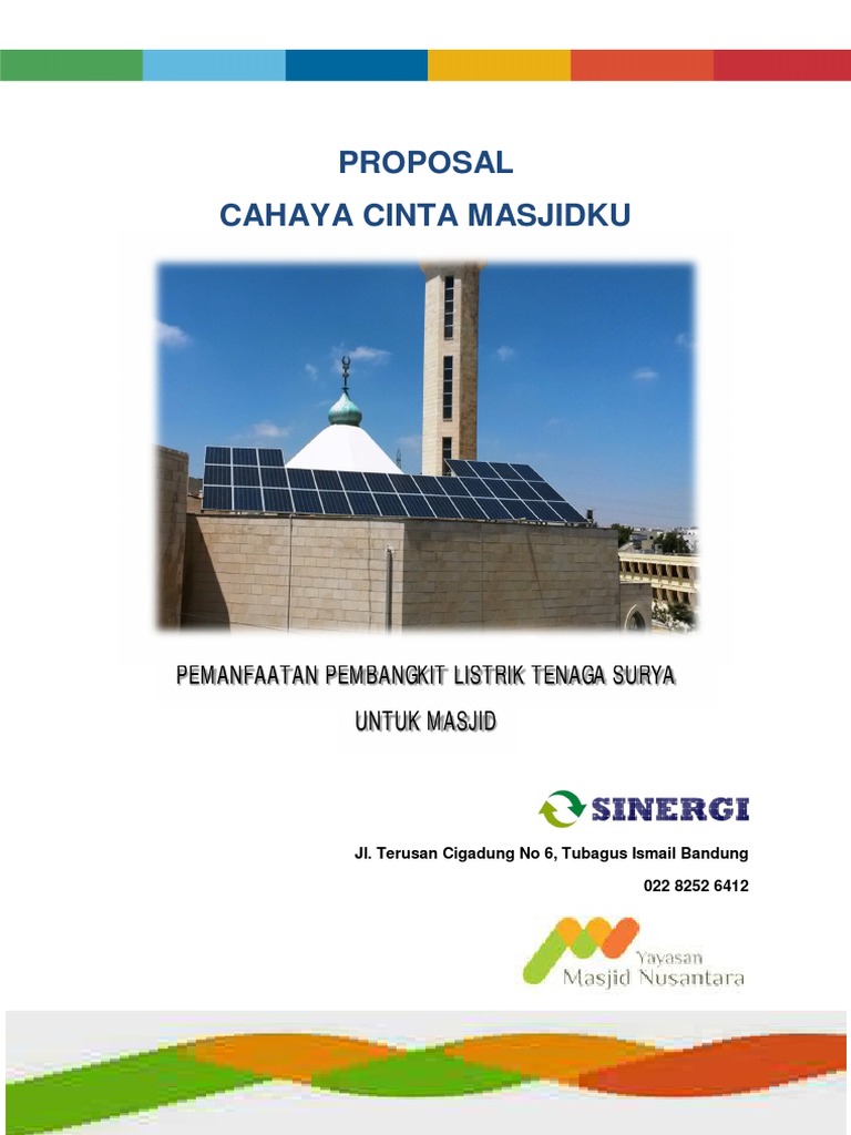Proposal Cahaya Cinta Masjidku | PDF