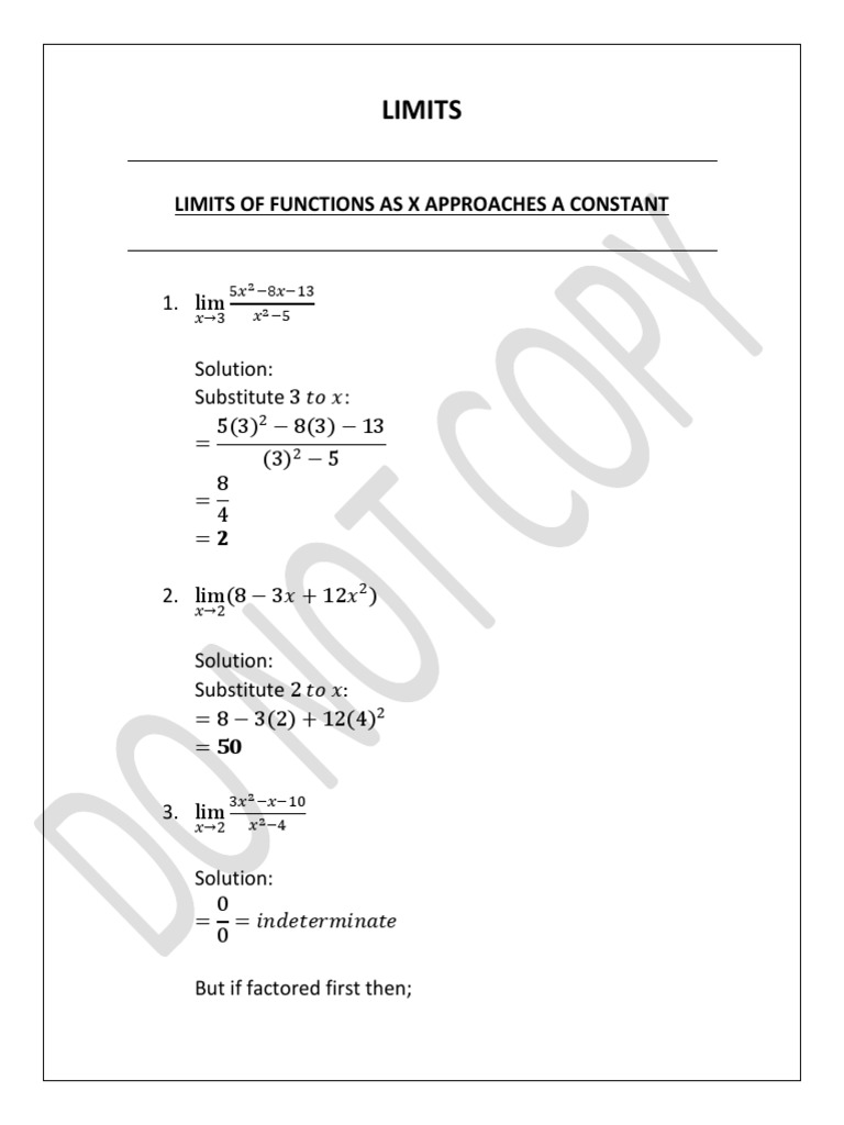Diff Cal Book (For Review Only) | PDF | Derivative | Trigonometric ...