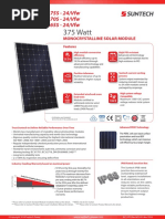 First Solar Series 7 TR1 Module Specs | PDF | Photovoltaics | Solar Panel