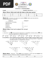 Math Practice: MDAS Worksheet | PDF