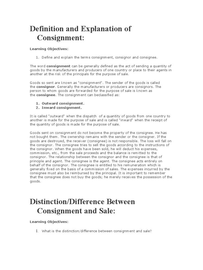 Consignment Accounting Journal Entries | PDF | Debits And Credits | Expense