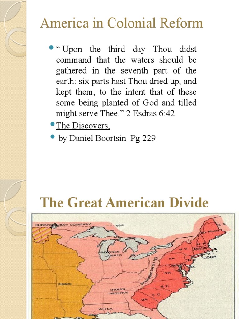 America in Colonial Reform | PDF | Christian Church | Catholic Church