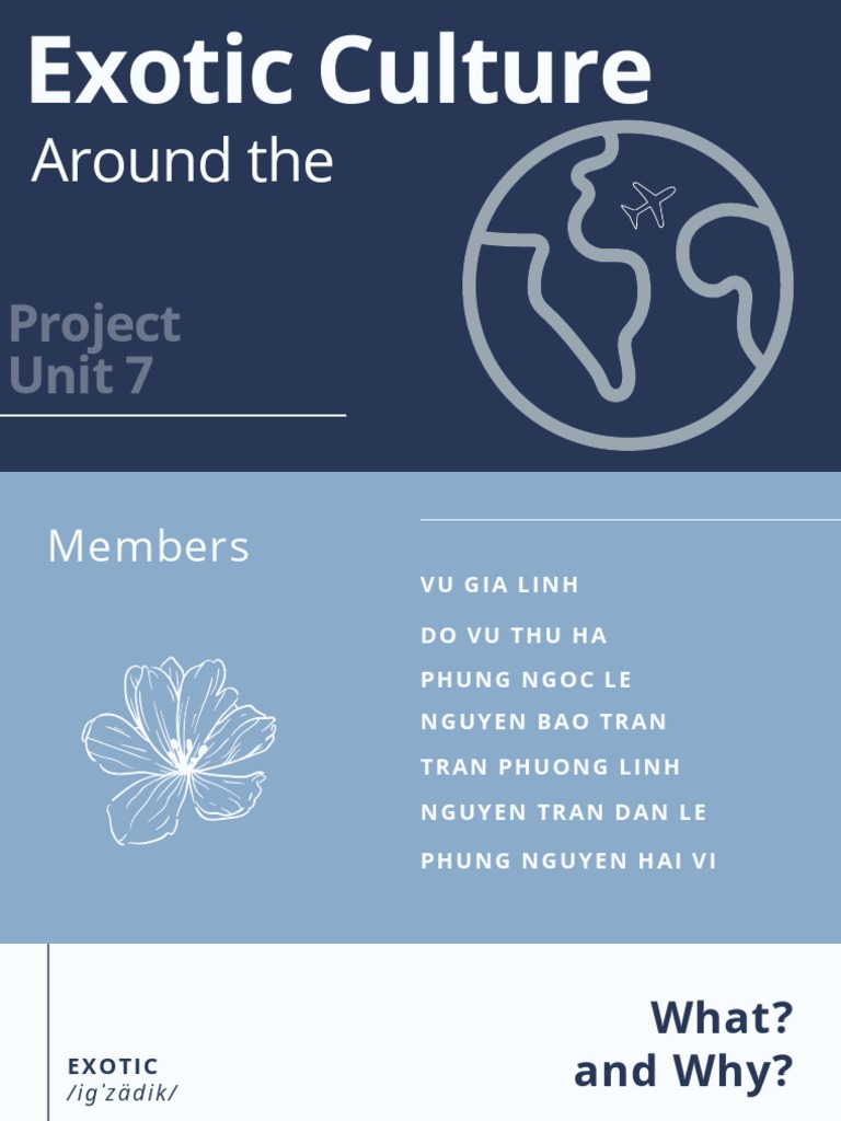 Around The: Project Unit 7 | PDF