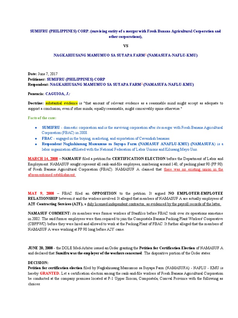 Facts of The Case | PDF | Employment | Judgment (Law)