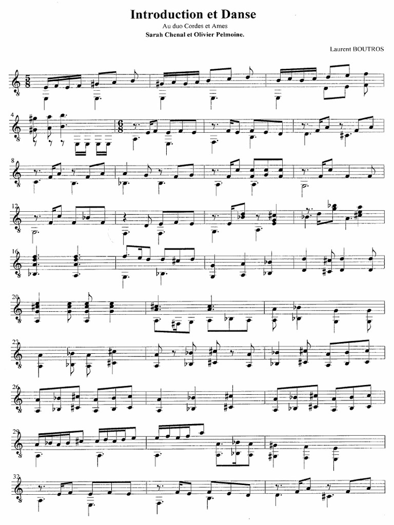 Introduction Et Danse | PDF