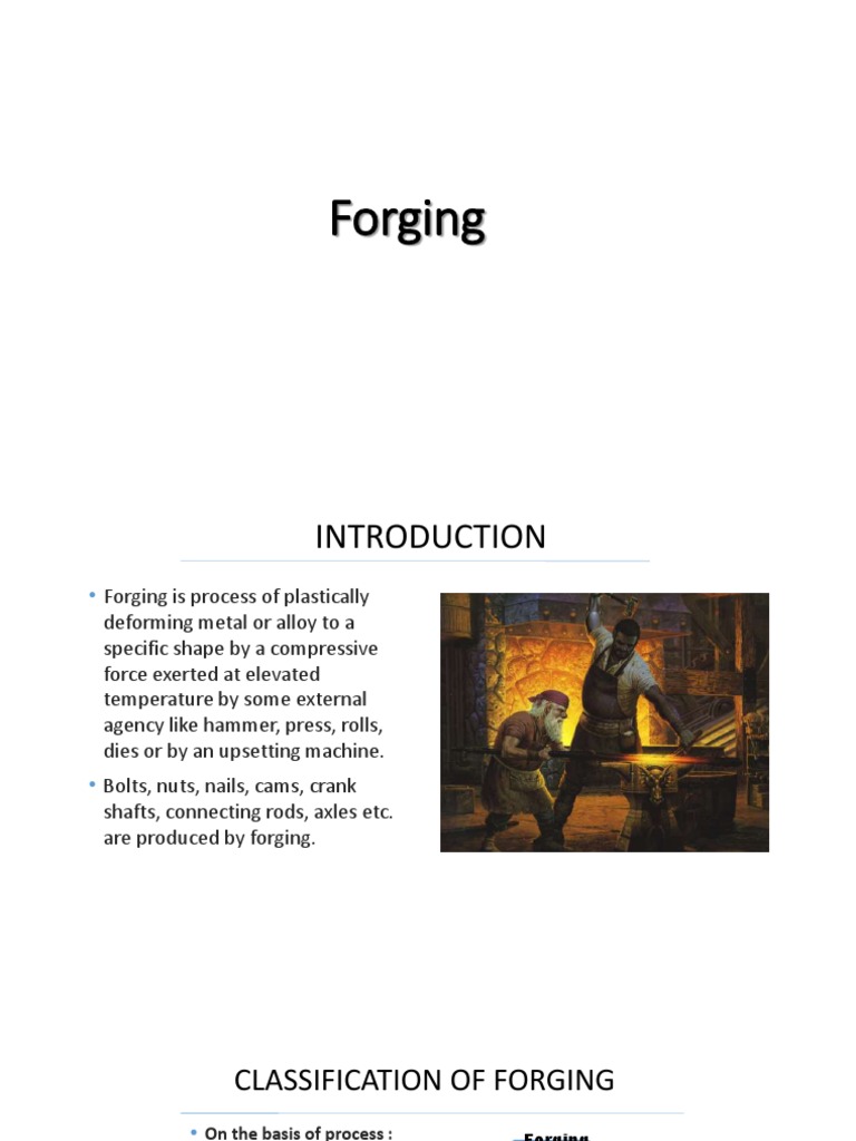 Forging | Download Free PDF | Forging | Mechanical Engineering