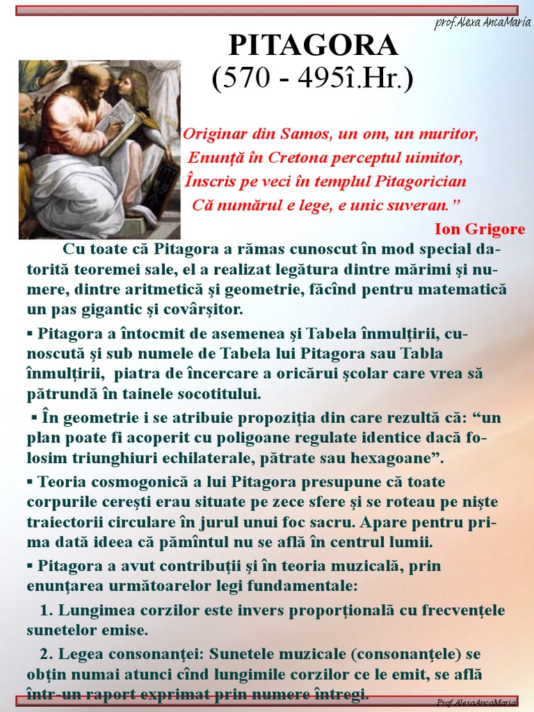 Pitagora | PDF