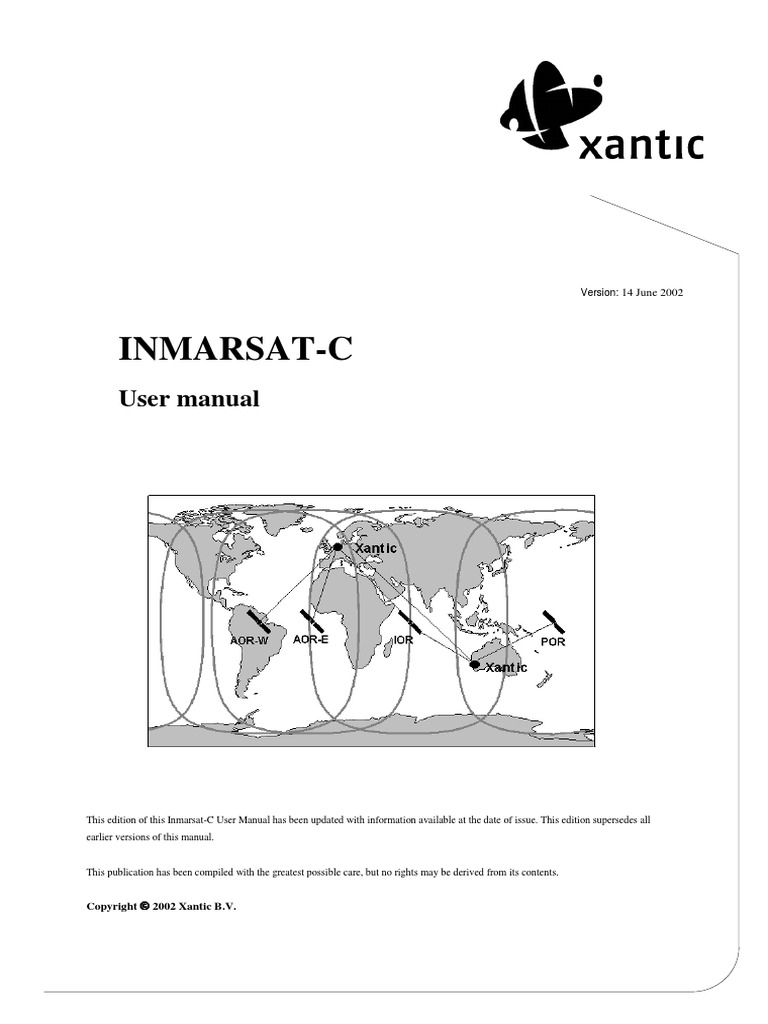 Inmarsat C User Manual (Handbook) | PDF | Computer Network | Internet