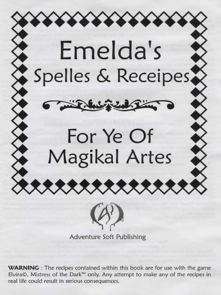 Elvira I - Emelda's Recipes | PDF | Dough