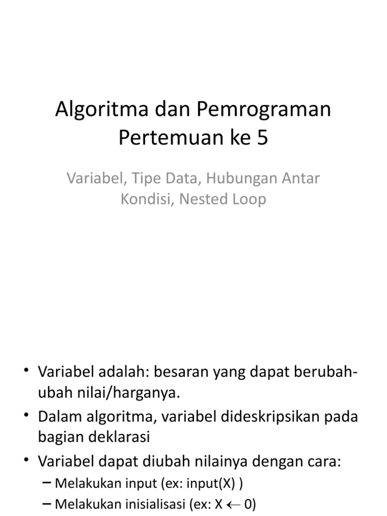 Algoritma Dan Pemrograman 3 Lanjutan | PDF