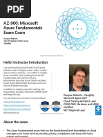 AZ-900 Exam Cram FULL-2024 - HANDOUT | PDF | Cloud Computing | Platform ...
