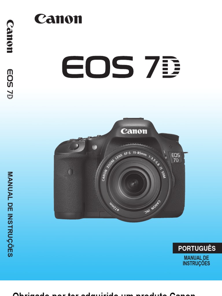 Manual Da Canon EOS 7D | PDF | Cámara | Velocidad de la película
