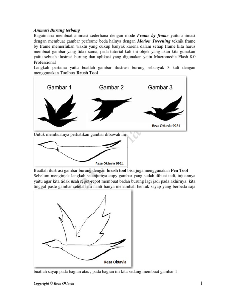 Animasi Burung | PDF | Komputer
