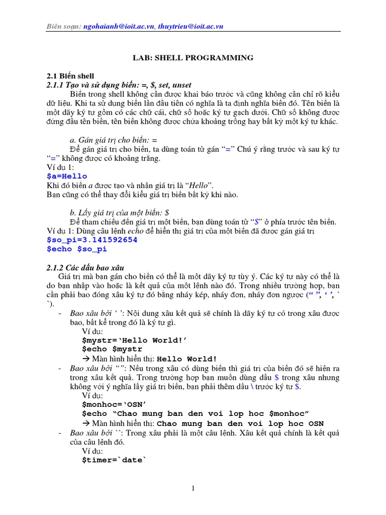 Os-Lab Shell Programming | PDF