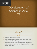 Development of Science in Asia | PDF
