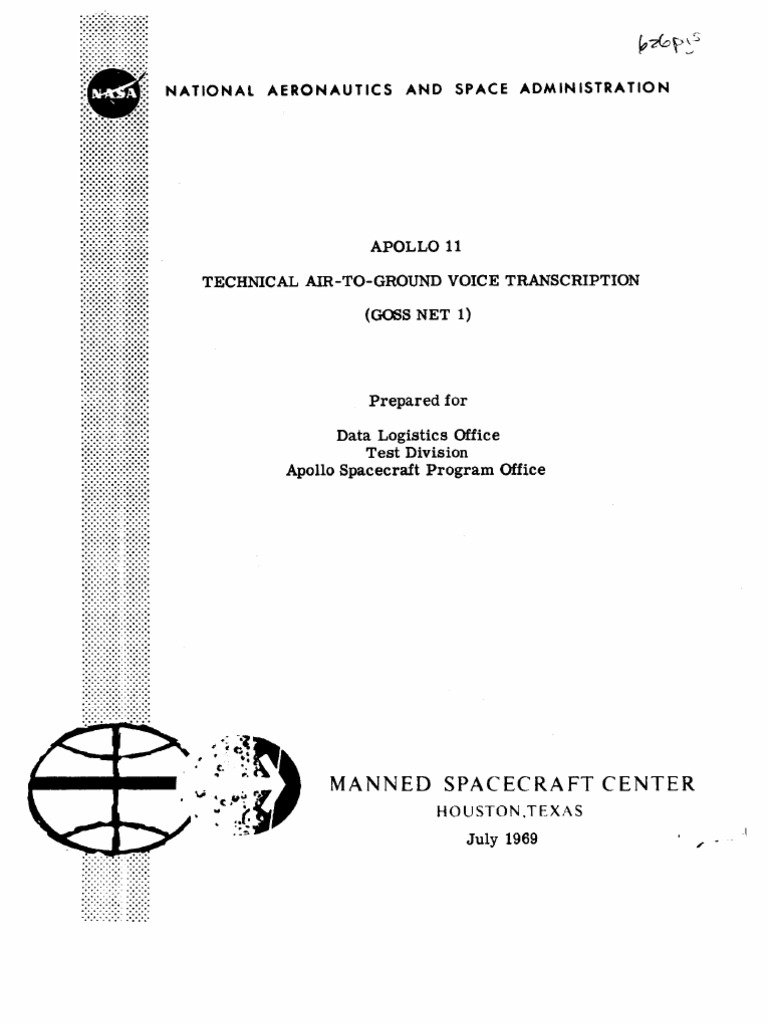 Apollo 11 Technical Air-To-Ground Voice Transcription | PDF | Apollo 11 ...