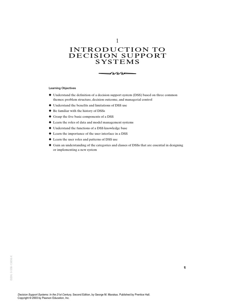 Decision Support System | PDF | Decision Support System | Decision Making