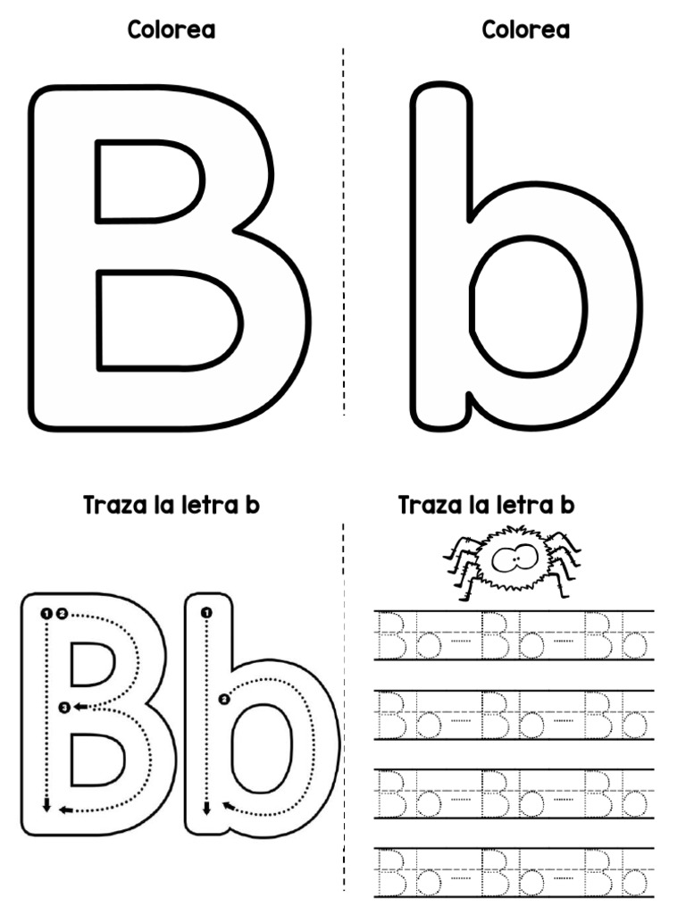 Mi Libro Interactivo de La Letra B | PDF