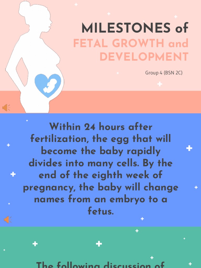 Fetal Developmental Milestones | PDF | Fetus | Pregnancy