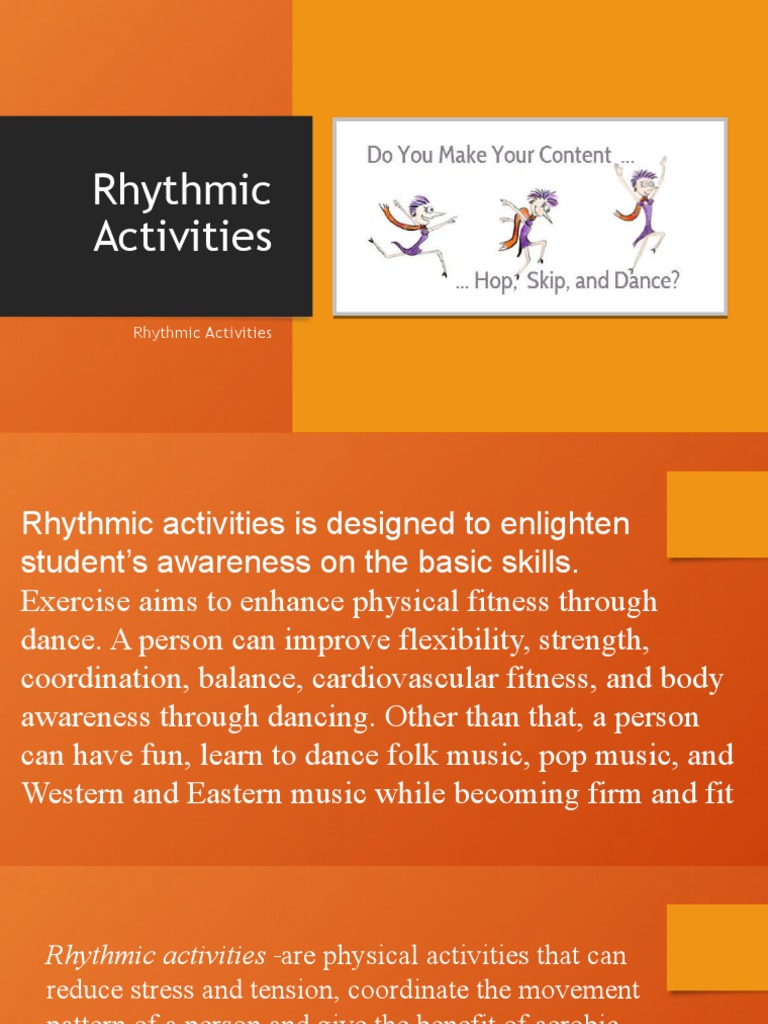 First Lesson in Rhythmic Activities | PDF | Dances | Philippines