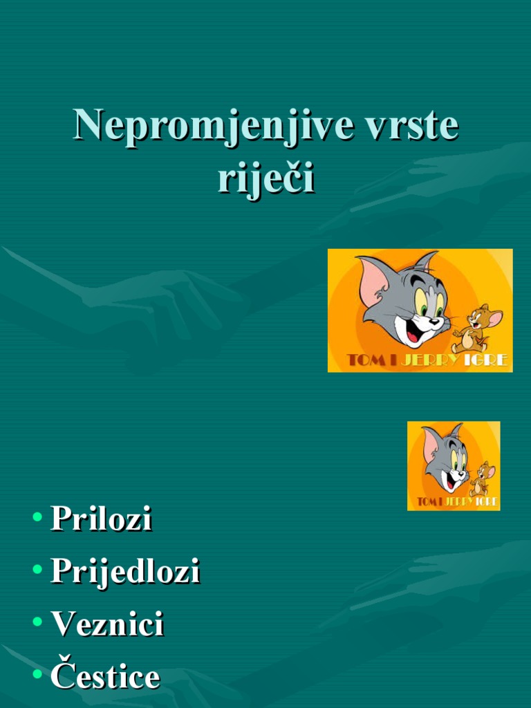 Nepromjenjive Vrste Rijeci 5 | PDF